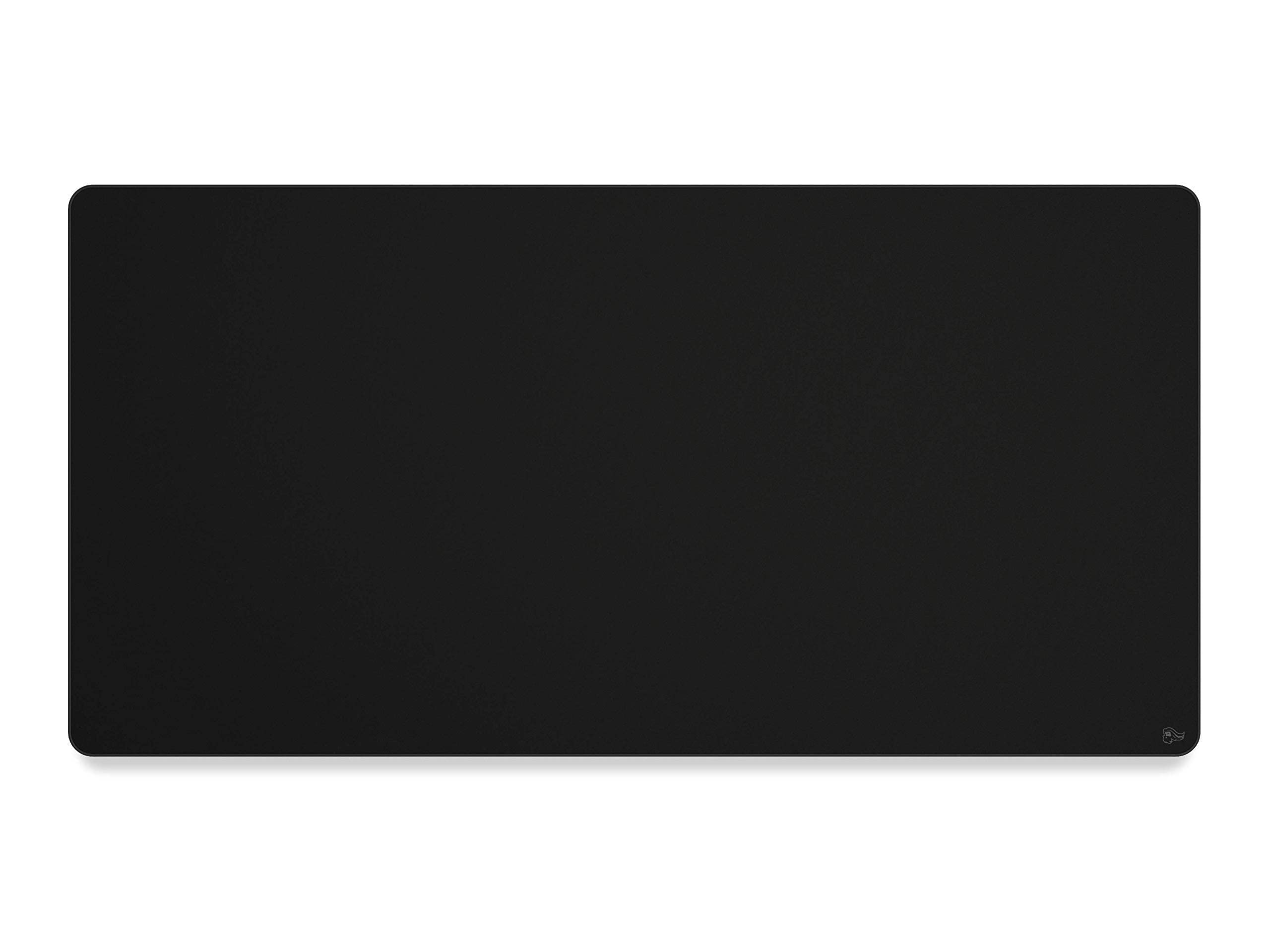 (Mousepad + Bungee) Glorious Stitched Black Cloth Mousepad - Stealth Edition (XXL Extended) + Glorious Gaming Mouse Bungee (Black) (Bundle)