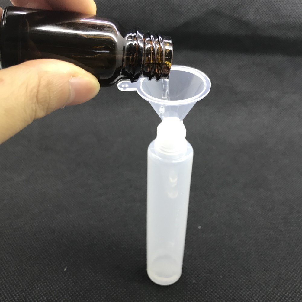 (60 Pack, Multi Color Caps) 30ml PE Pen Plastic Bottle with Childproof Cap for Vape Liquid, Light Oil, Paint, Eye Drops