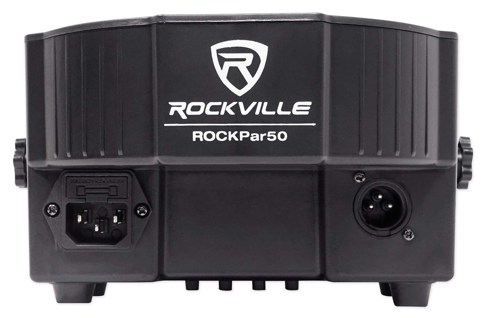 (6) Rockville RockPAR50 LED RGB Compact Par Can DJ/Club DMX Wash Light+Dual Bracket