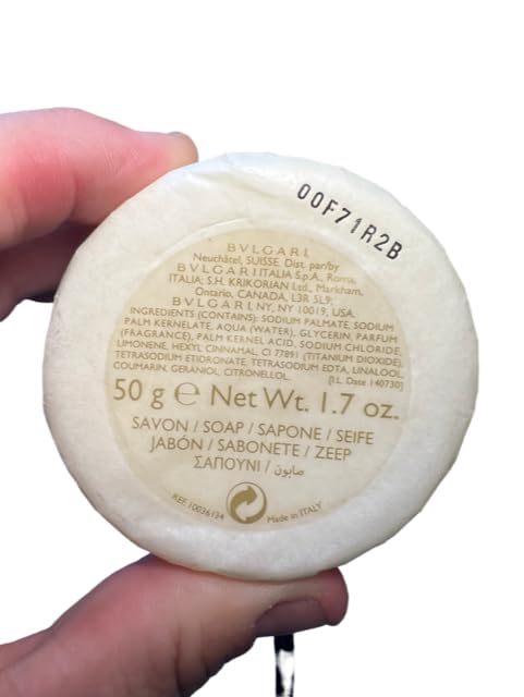 (Lot of 6) New Mini Soaps Eau Parfumee Au The Bleu by Bvlgari 50g each/ 1.7 oz