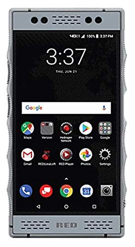 (RED) Hydrogen One 128GB Verizon + GSM Unlocked (Silver) (Renewed)