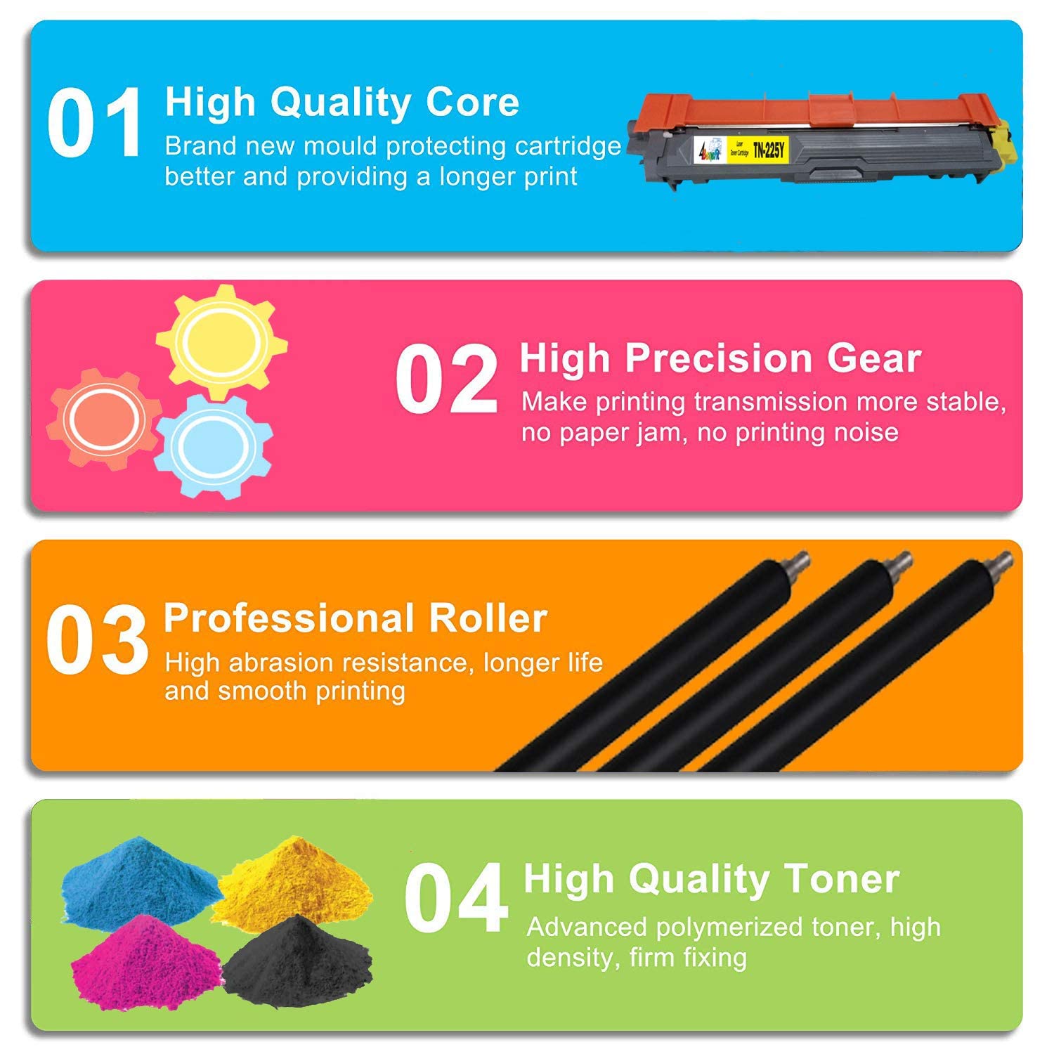 (Set of 2) 4Benefit Remanufactured Replacement HP 962XL 962 Ink Cartridge HP 962BK 962XLBK HP962 (Black x 2) Work in HP OfficeJet Pro 9020 9025 9026 9027 9028 9010 9012 9015 9018 Inkjet Printer