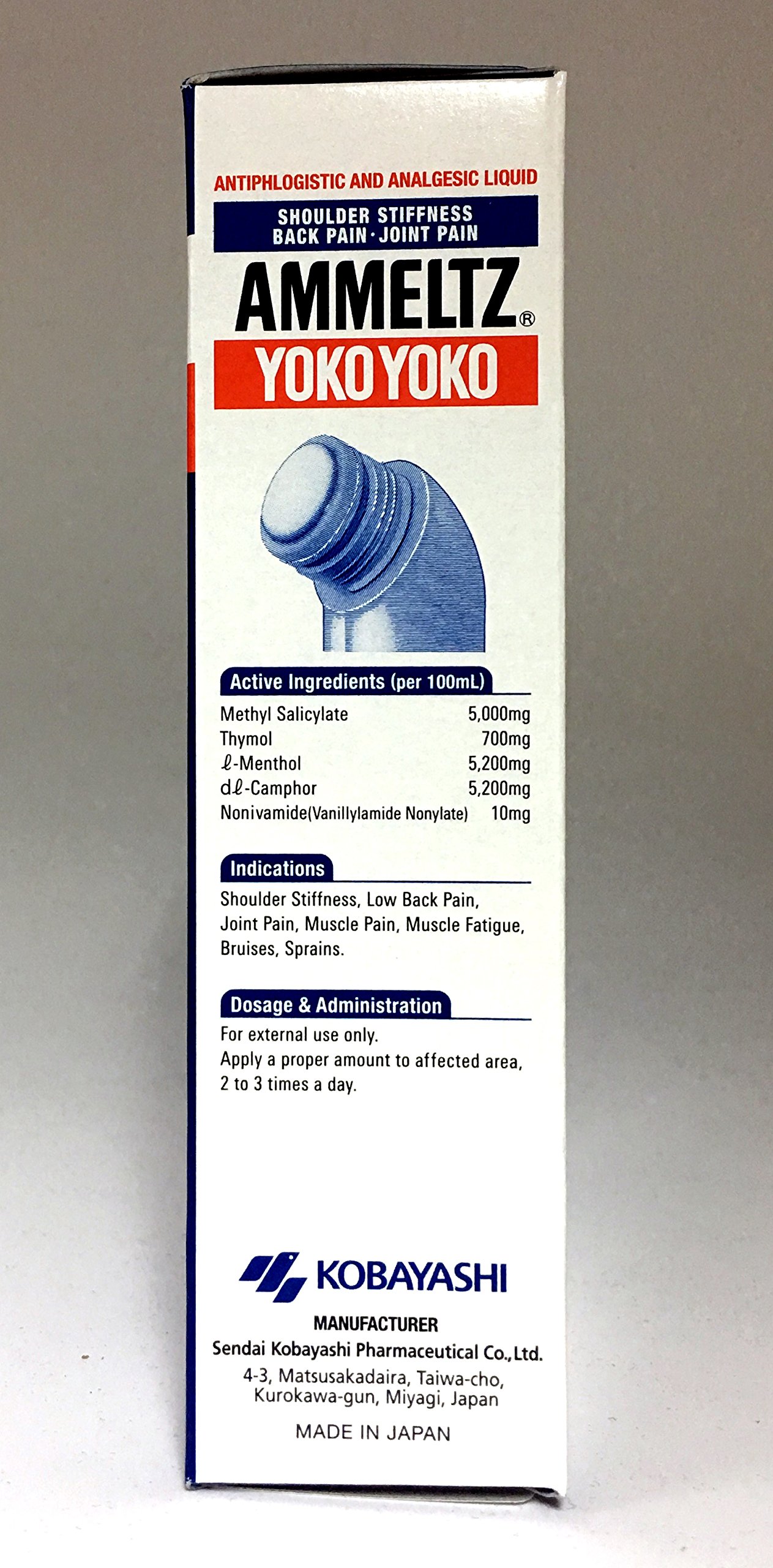 (Pack of 4) Kobnayashi Ammeltz Yoko Yoko for Muscular Pain 82 ml