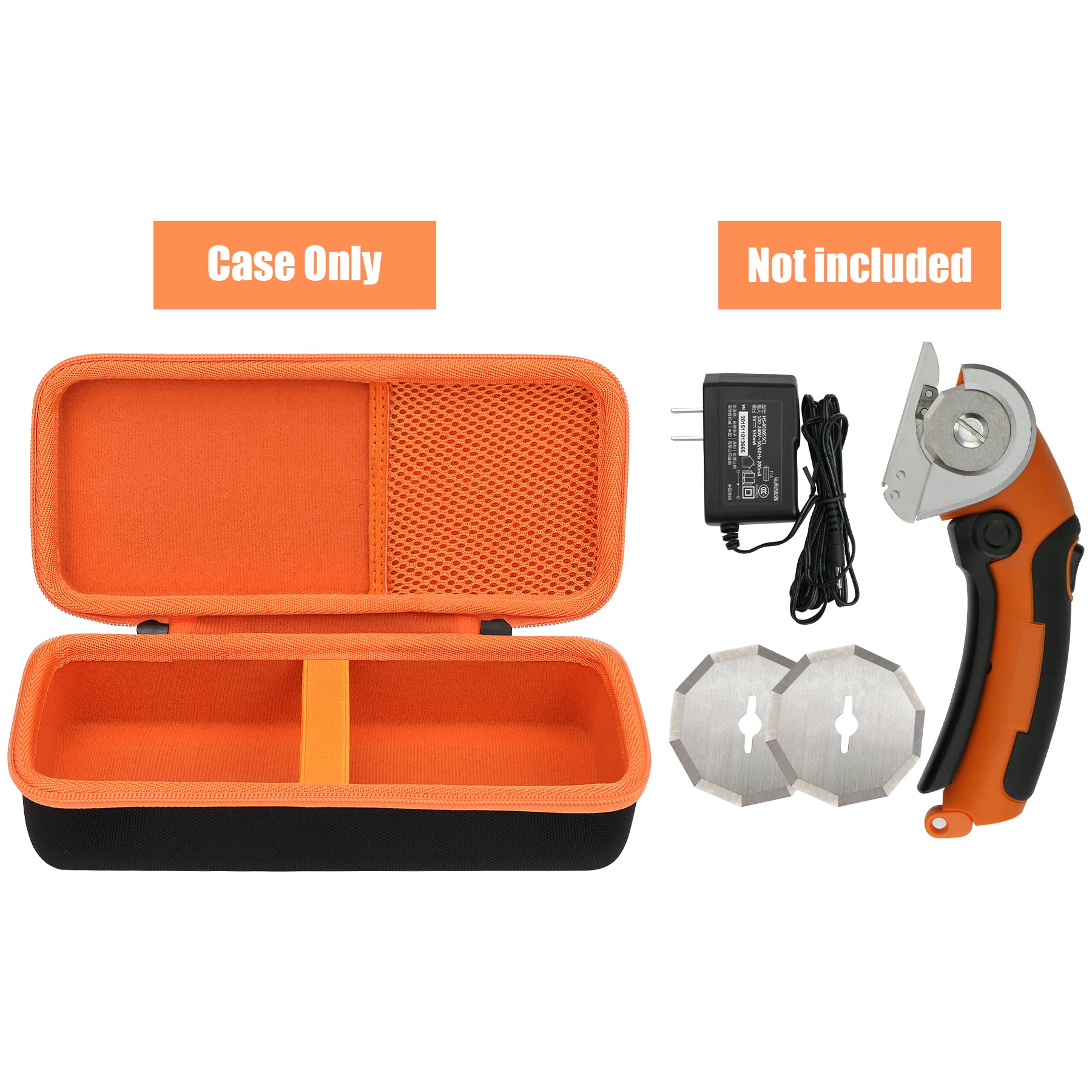 (Case Only) Aenllosi Hard Carrying Case Replacement for WORX WX082L / WX081L Cordless Electric Scissors ZipSnip Cutter Tool Cardboard Cutter…