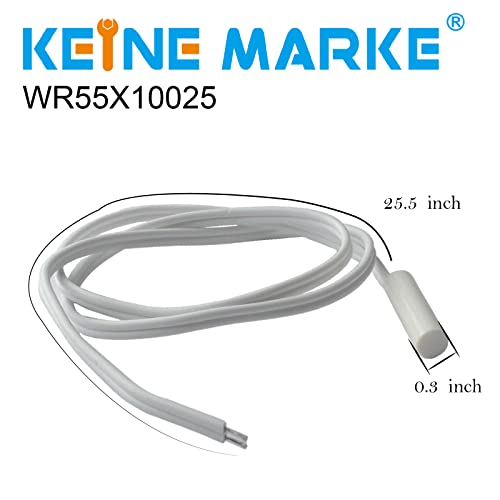 (Pack of 2) Quality WR55X10025 Refrigerator Temperature Sensor - Perfectly Fits GE and Hotpoint Refrigerator - Complete Replacement Part Number: 914093 AP3185407 PS304103 WR50X10027 (Pack of 2)