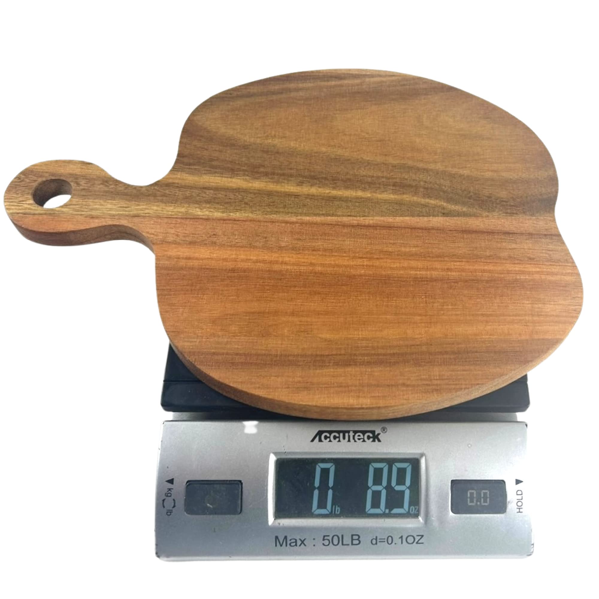(Set of 6) 10.5" Apple Shaped Bulk Plain Acacia Cutting Board with Handle | For Customized, Personalized Engraving Purpose | Wholesale Premium Acacia Board (10.5" Apple)