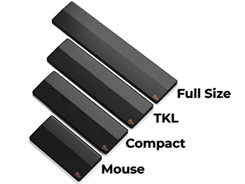 (Keyboard + Keyboard Wrist Rest) Glorious Modular Mechanical Gaming Keyboard - Full Size + Glorious Onyx (Black) Wooden Wrist Rest (Full Size) (Bundle)