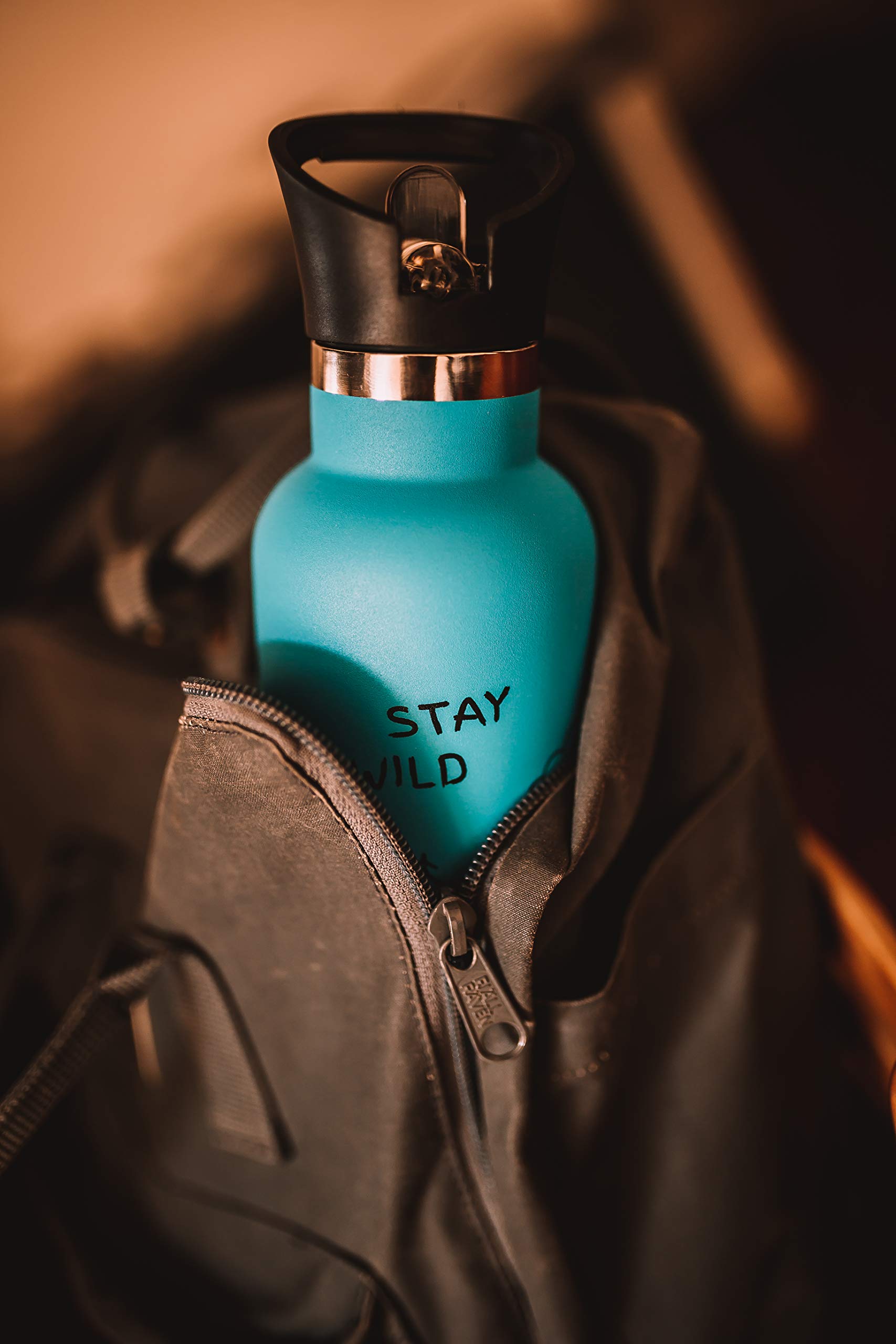 (Straw Lid x 2) Straw Lid for Insulated Water Bottles Compatible with Hydro Flask Standard. Replacement Sport Flip Top for 1.91 Double Walled Thermo Mug