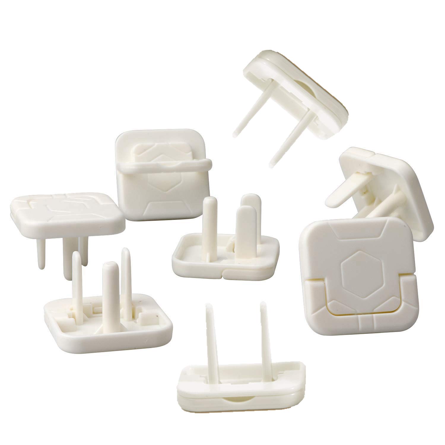 (Pack of 50) Socket Cover Baby Protective Plug Cover with Hidden Handle, Child Safety Socket Cover Socket Protector for Home and Office (3 Prong25, 2 Prong25)