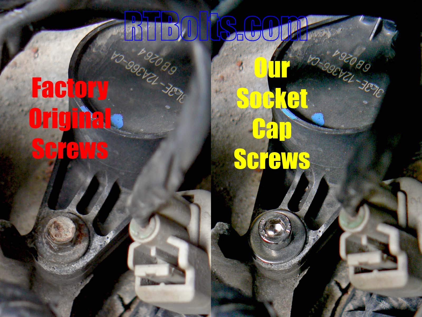 (8) Coil Pack Screws/Bolts fits Ford 5.4 & 4.6 – 18-8 Stainless – Allen Socket Head