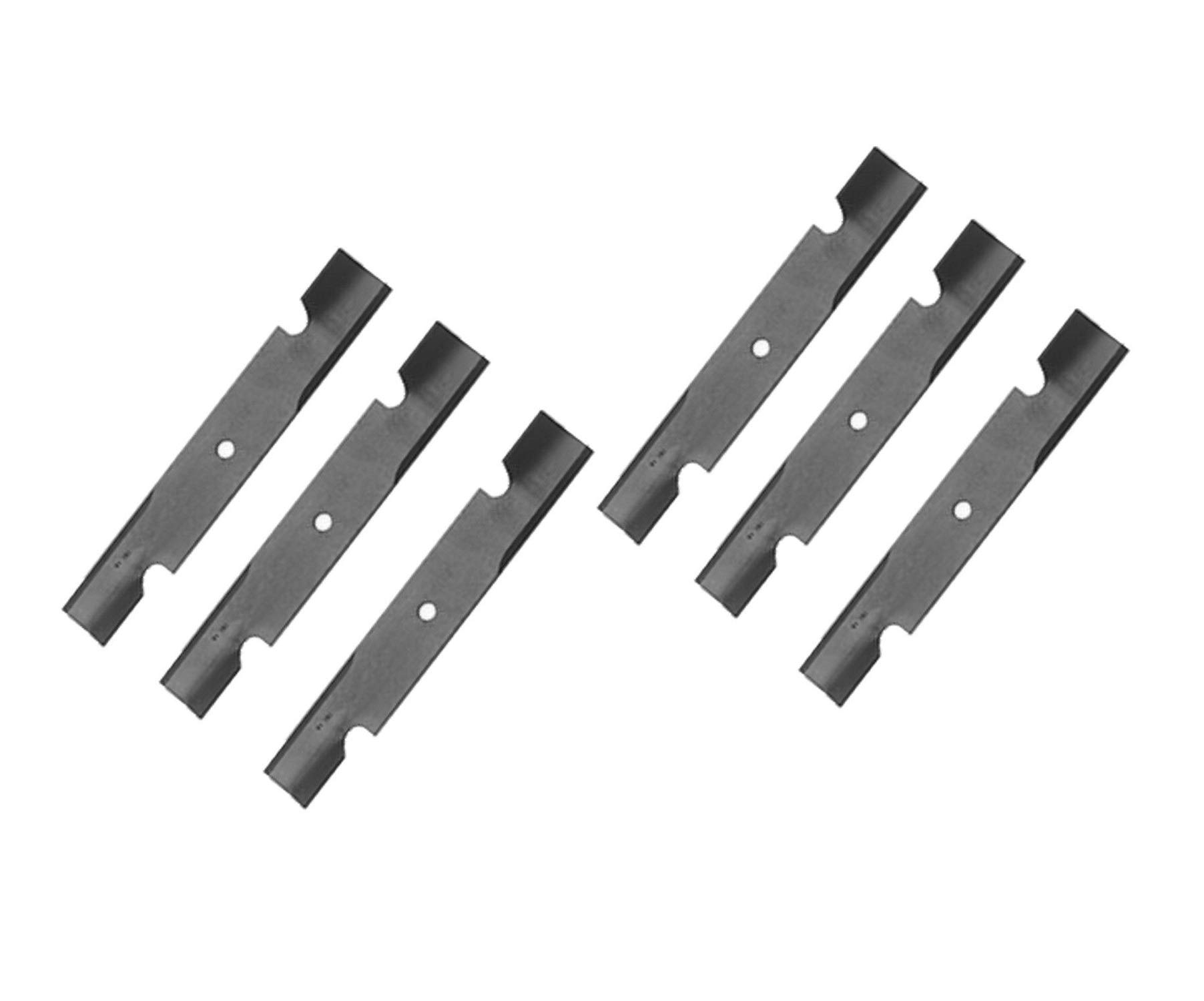 (New) 6 Oregon 92-030 Blades Compatible with Exmark Toro 52" Cut Repl 103-6402 103-6387 109-6873 fits 103-6392, 103-6392-S, 103-6397, 103-6397-S, 103-6402, 103-6402-S