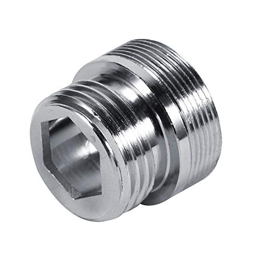 (Pack of 5) 22mm 24mm G1/2 Kitchen Copper Water Purifier Faucet Aerator Adapter Accessories 4 Sizes(24mmto15mm)