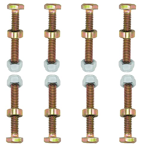 (Pack of 8) 1501216MA 1501216 Shear Pins & Nuts Kits for AYP Craftsman Murray 9524MA 301172 301172MA 722130 Snow Throwers