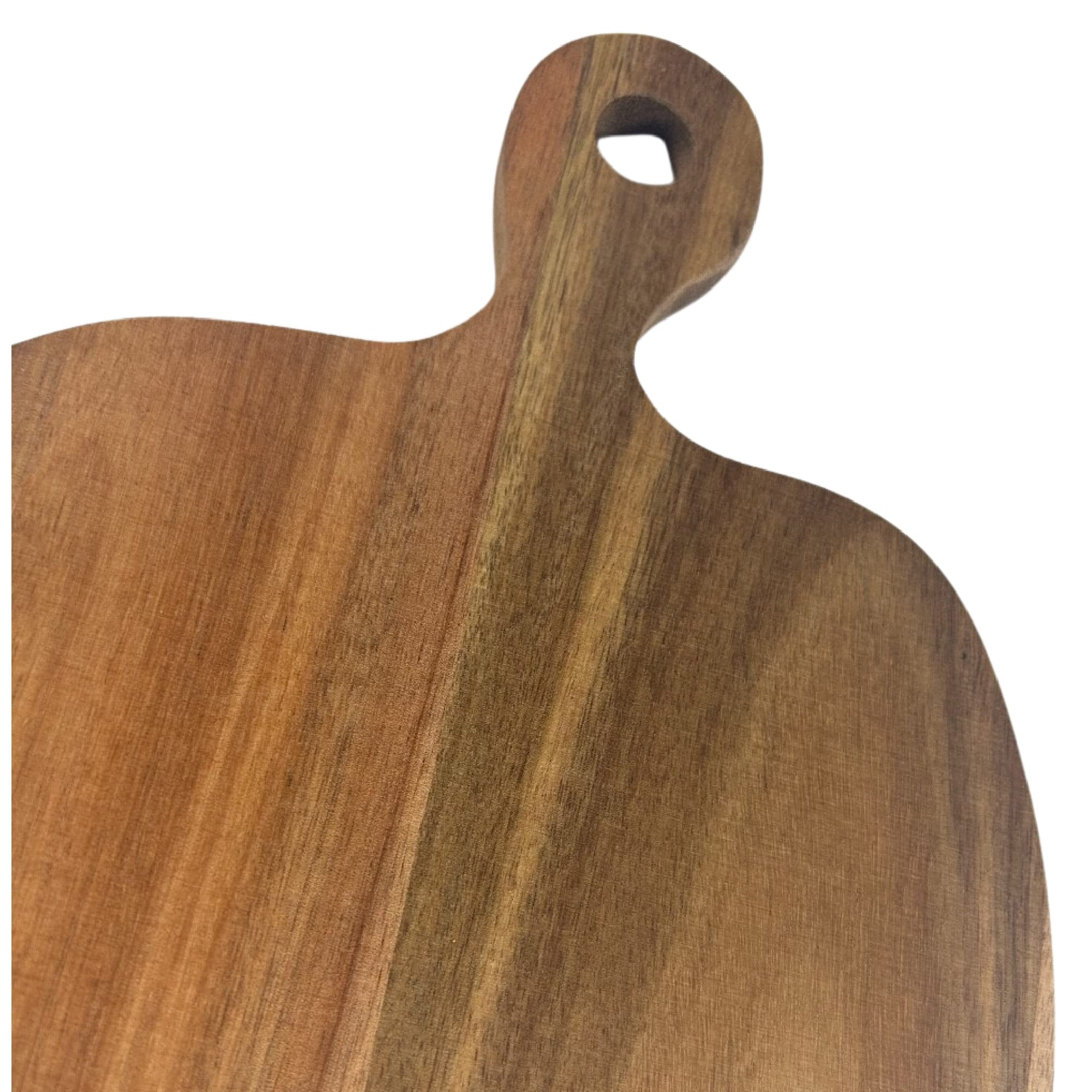 (Set of 6) 10.5" Apple Shaped Bulk Plain Acacia Cutting Board with Handle | For Customized, Personalized Engraving Purpose | Wholesale Premium Acacia Board (10.5" Apple)