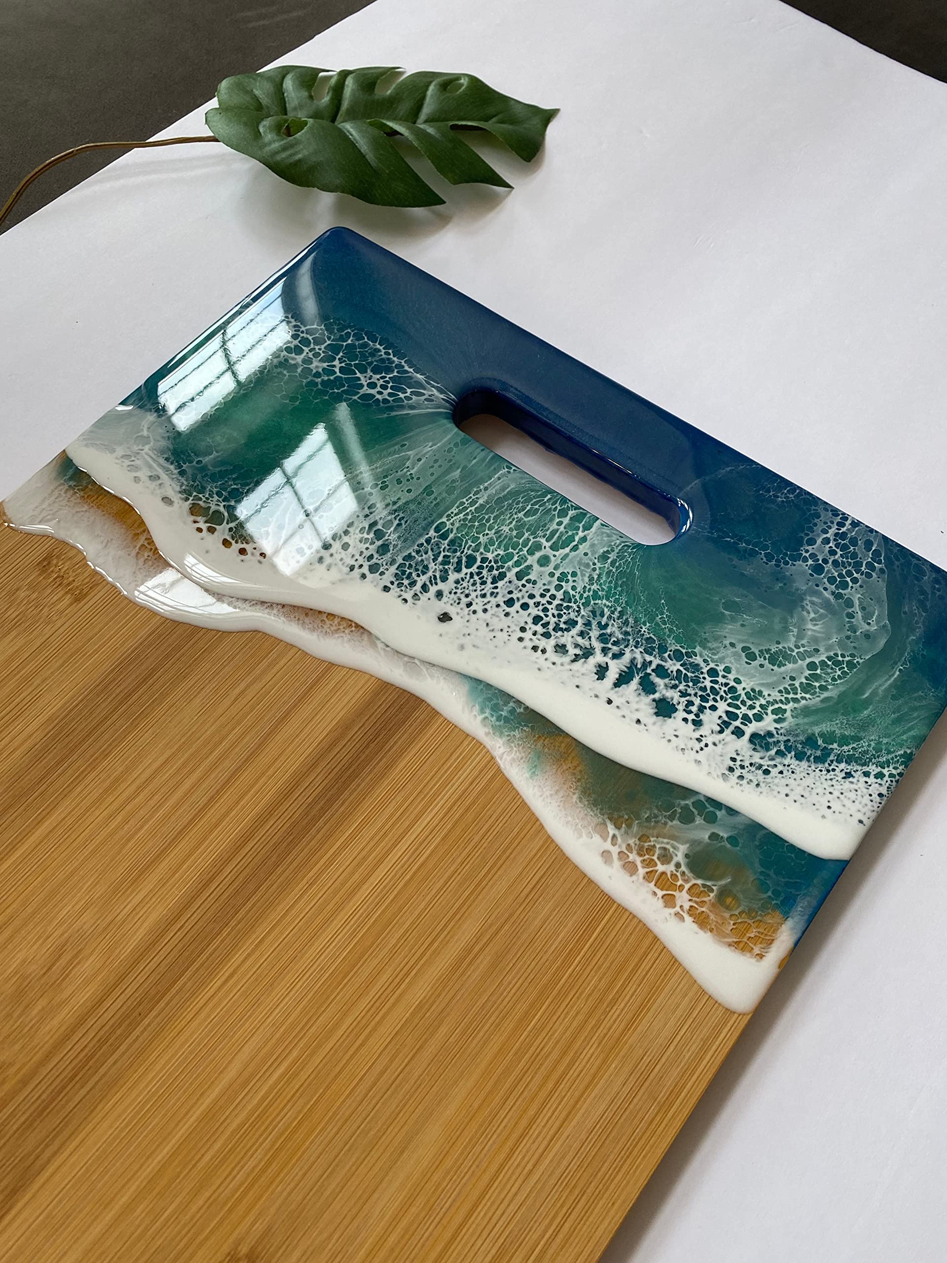 (Set of 12) 12"X9" Bulk Plain Bamboo Cutting Board | For Customized, Personalized Engraving Gifts | Wholesale Premium Chopping Board (With Handle)