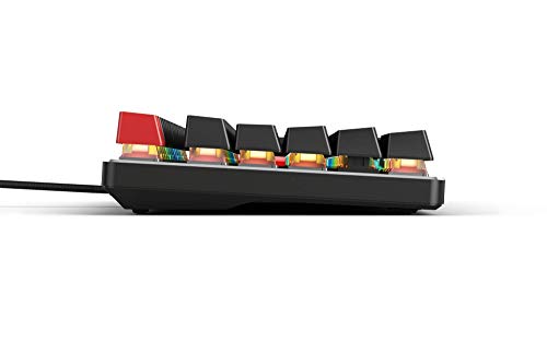 (Keyboard + Keyboard Wrist Rest) Glorious Modular Mechanical Gaming Keyboard - Full Size + Glorious Onyx (Black) Wooden Wrist Rest (Full Size) (Bundle)