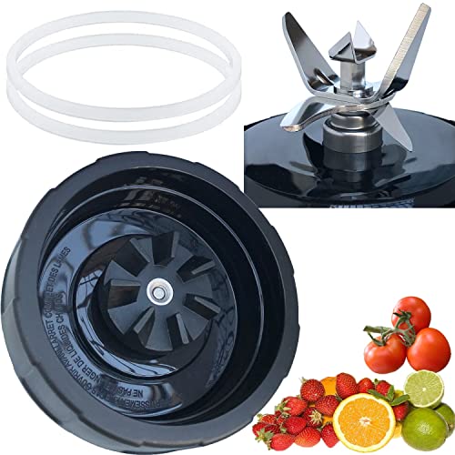 [ New Model] Replacement blender Blade for Ninja Accessories, Only Compatible with Nutri Ninja Foodi Power Blender SS150,SS151,SS300, SS350,SS351, SS351TGT, CO351B, SS100, SS101, SS101C, CO101B