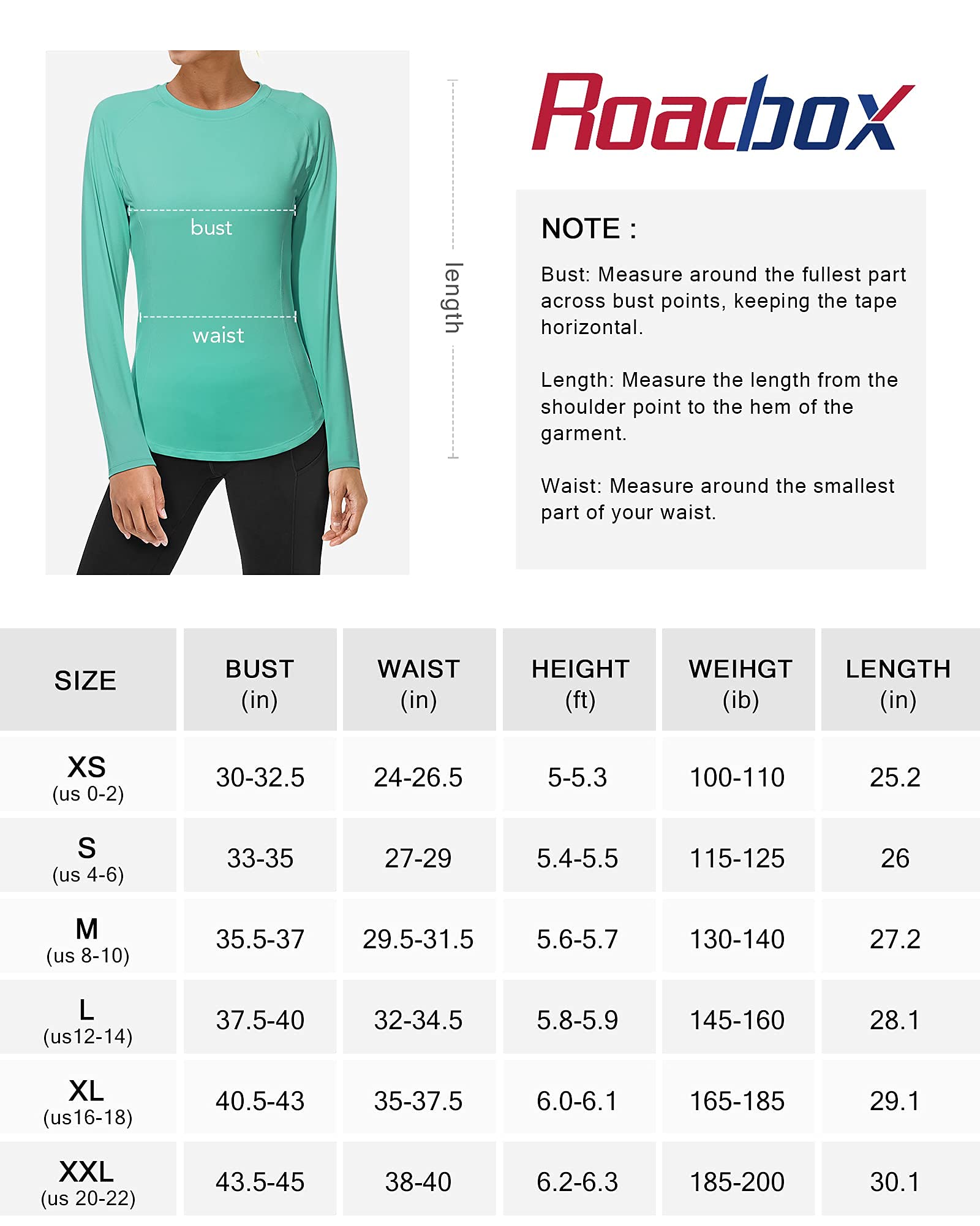 (Size:L) 2 Pack Womens Long Sleeve UV Sun Shirts UPF 50+ Workout Swim Rash Guard Tops