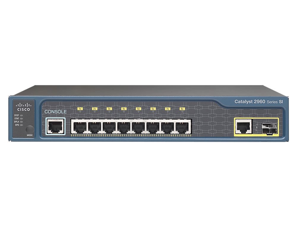 (Renewed) Cisco WS-C2960-8TC-L Catalyst 2960 8 10/100 + 1 T/SFP LAN Base Image
