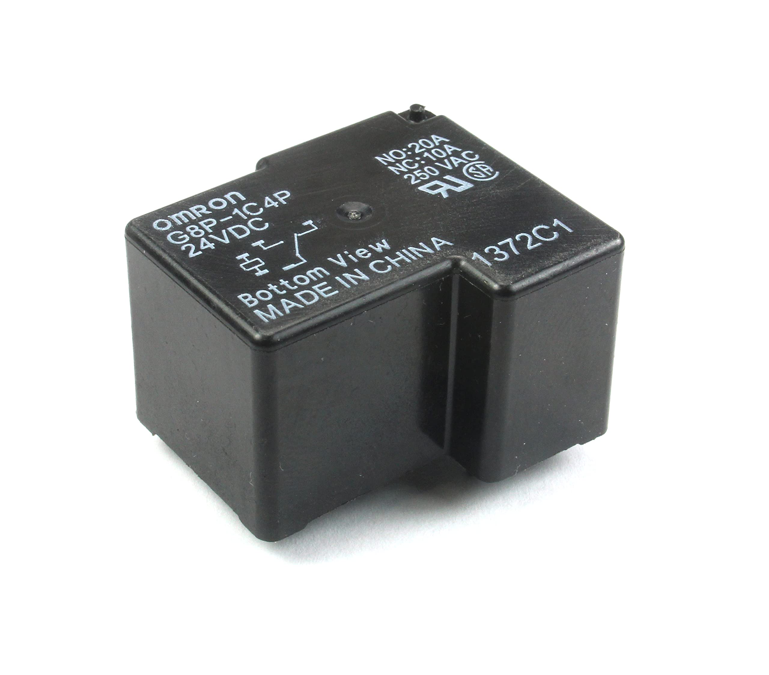 (RR #43) New Omron Relay 24vdc SPDT G8P-1C4P-24VDC NO 20A, NC 10A 250VAC