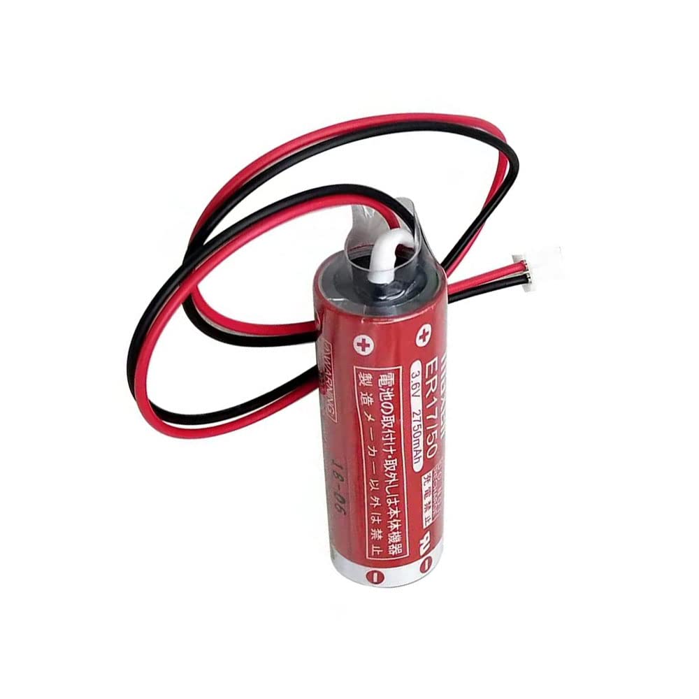 (Pack of 5) ER17/50 3.6V 2750mAh AA PLC Lithium Battery with White Plug for ER17/50 17/50 3.6V Battery