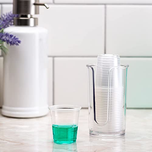 [100 Pack - 7 oz.] Clear Disposable Plastic Cups - Cold Party Drinking Cups