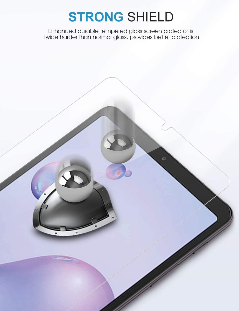 [2 Pack] All-new Fire 7 Screen Protector (9th / 7th Generation, 2019/2017 Release),EC-Touch 9H Hardness HD Anti-Scratch Bubble Free Tempered Glass for Fire 7 Inch 2019/2017 (Fire 7-2p)