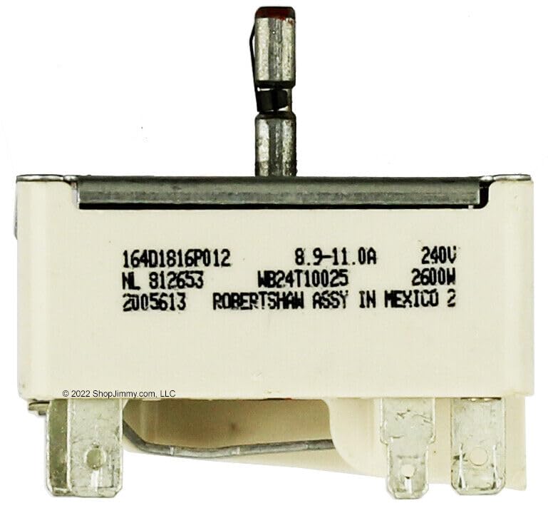 (WB24T10025 Switch Enterpark) WB24T10025 New OEM Produced for GE Range Switch Replacement Part 769692 AH236750 EA236750âŚ