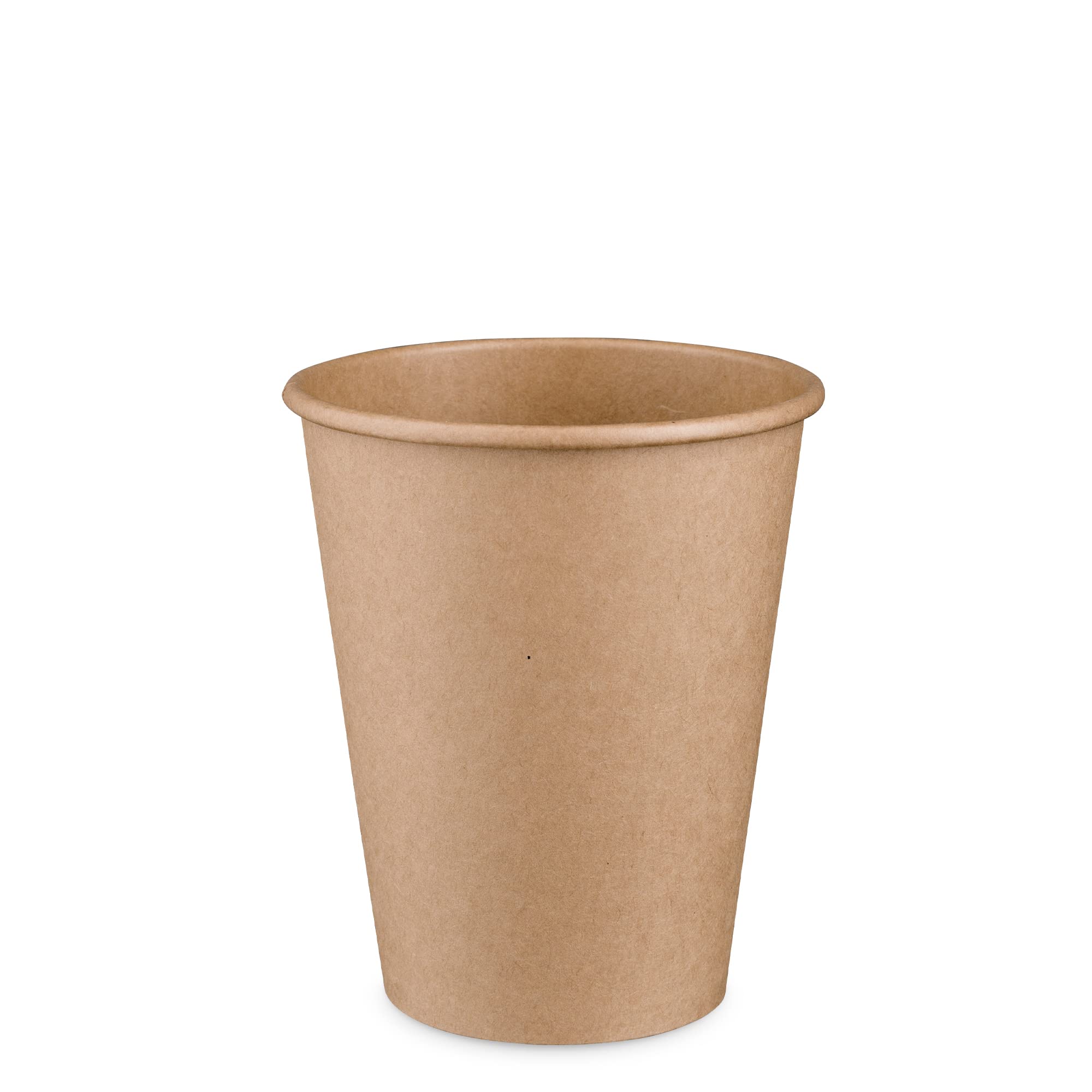 [25 Count] 12 oz. Eco-Friendly Biodegradable & Compostable Paper Coffee Hot Cups - PLA-Lined