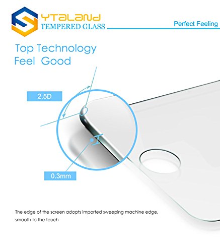 [2 Pack] Ytaland For Doogee S60 / S60 Lite Screen Protector 5.2 inch, Tempered Glass Anti-Fingerprints Thin 9H Hardness Screen Protector for Doogee S60 / S60 Lite
