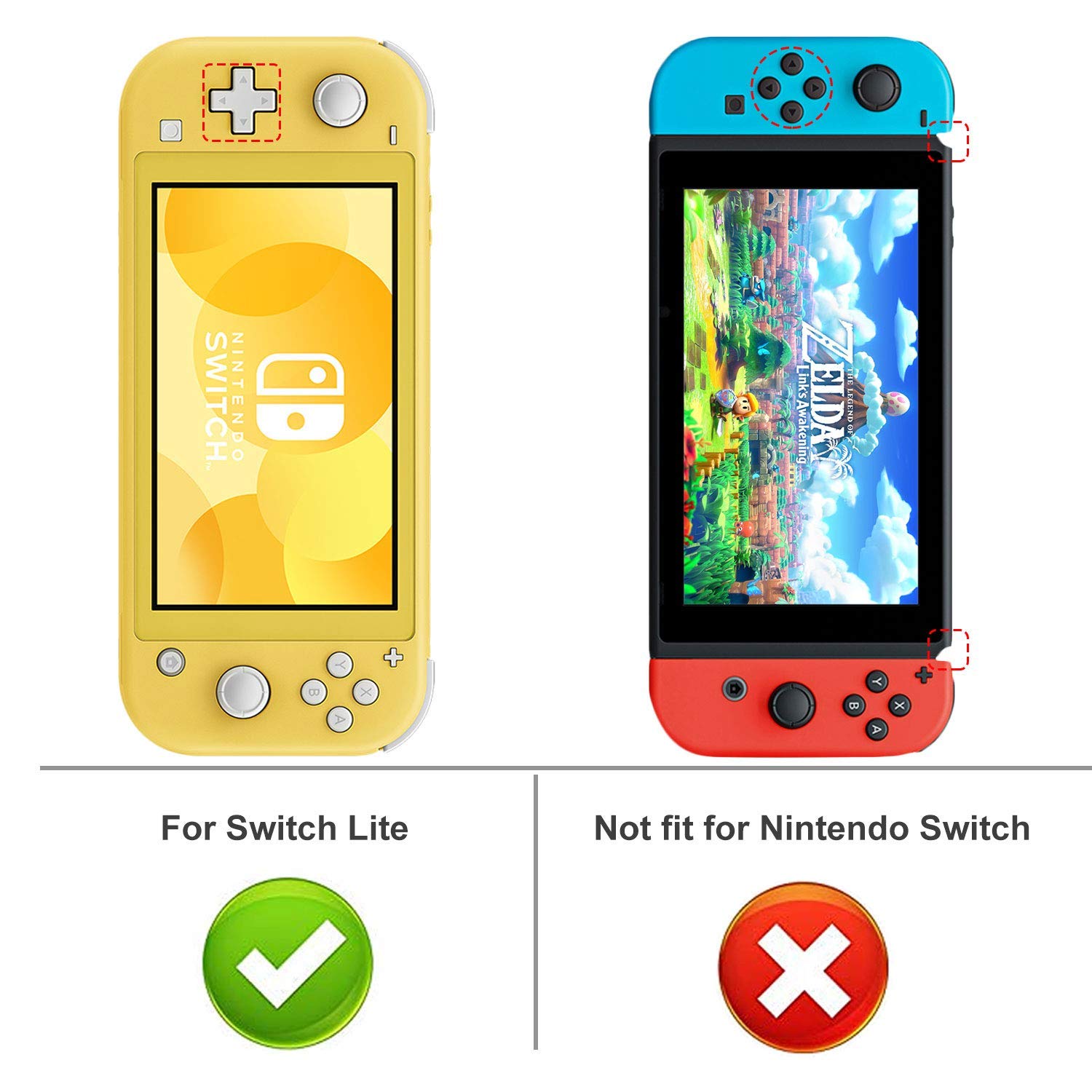 [2 Pack] Nintendo Switch Lite 2019 Screen Protector Tempered Glass POKANIC Transparent HD Clear Anti-Scratch Protector Bubble Free Dock-able Easy Installation Film Compatible with Nintendo Switch Lite
