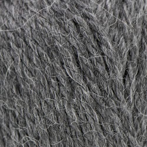 [ Set of 3 Small Gorgeous Skeins ] Alpaca Yarn Blend [ Umayo ] [ DK ] #3 (5.25 Ounces/150 Grams Total) Lovely and Soft to Enjoy Knitting - Crocheting - Weaving [ Grey ]