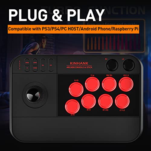 [23000+ Games in 1]Super Console Arcade Video Game Console,Game System Compatible with PC/Android/Raspberry Pi,1080P 4K Output,3D Joystick TURBO Function,Multi-Player Games,Anti-Slip Design