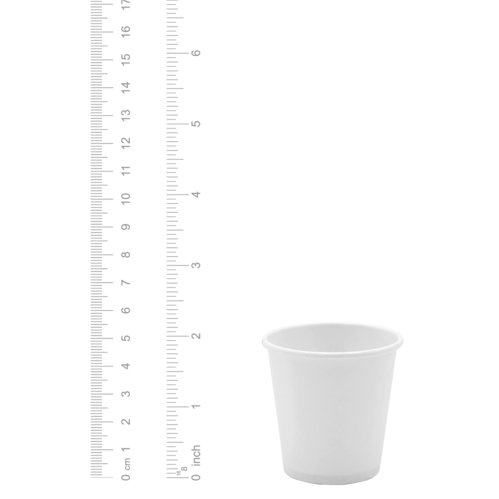 [140 Pack] 3 oz. White Paper Cups, Small Disposable Bathroom, Espresso, Mouthwash Cups