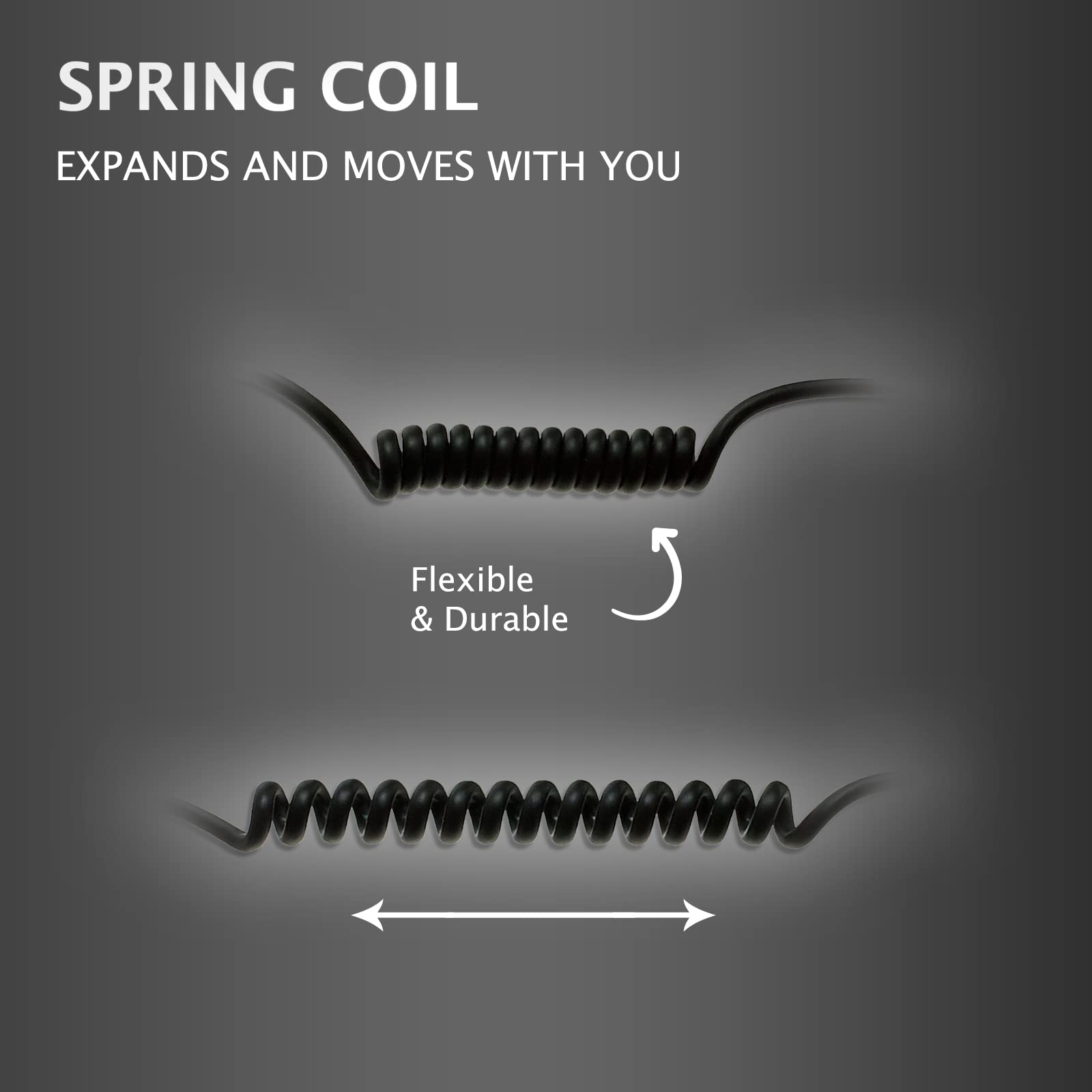 [2-Pack] ProMaxPower C-Shape Swivel Ear Hanger Earpiece for Motorola Two-Way Radios XPR6550 XPR7550e XPR7580e XiR-P8200 DP3401 MTP850