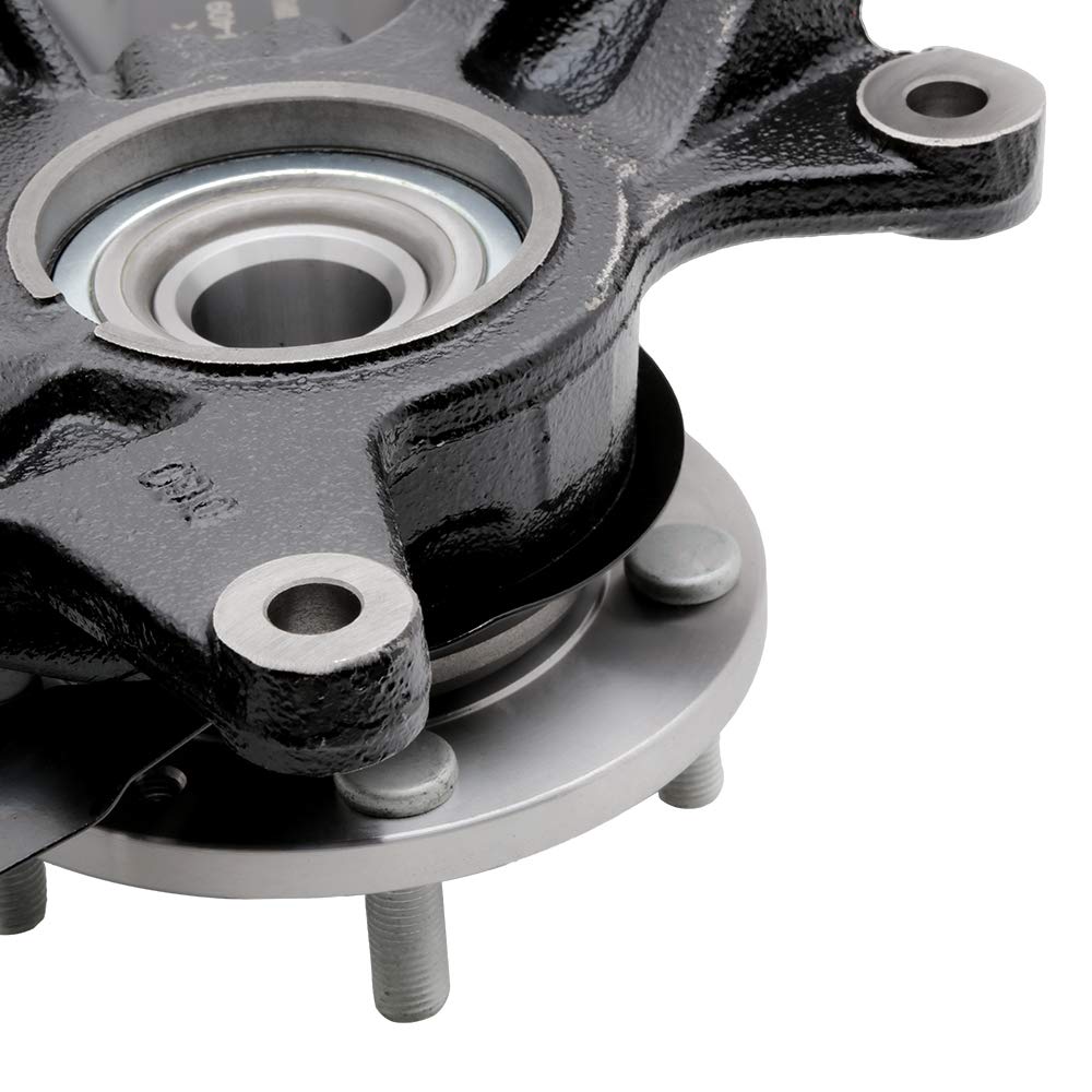 [1-Pack] 698-409 Front Left (Driver) Side Wheel Hub Bearing Steering Knuckle Assembly Kit Compatible with 2006-2012 Ford Fusion, [Lincoln] 2007-2012 MKZ, 2006 Zephyr, 2006-2011 Mercury Milan