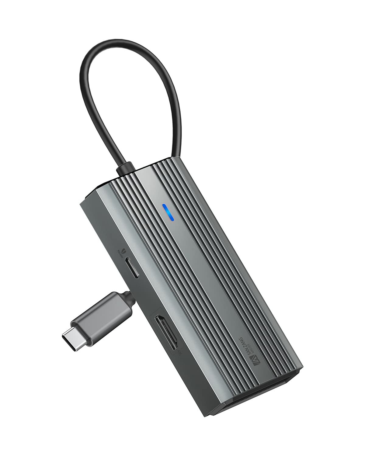 [2023 Upgraded] 5 in 1 USB C to HDMI Adapter, USB C Hub Adapter, 4K HDMI USB C Hub, 5Gbps USB 3.0, 60W Fast Charging, USB-C Docking Station for MacBook