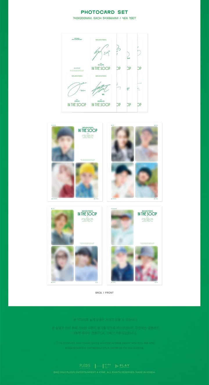 [2nd PREORDER NOV 30] SEVENTEEN in The SOOP MAKING PHOTOBOOK