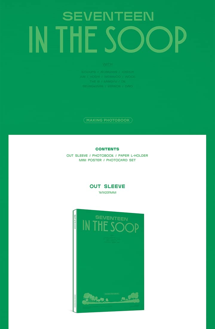 [2nd PREORDER NOV 30] SEVENTEEN in The SOOP MAKING PHOTOBOOK