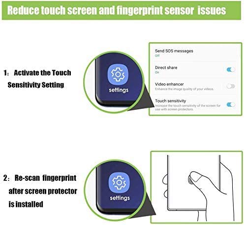 [2+2 Pack] Galaxy Note 10 Plus Screen Protector Include 2 Pack Tempered Glass Screen Protector +2 Pack Tempered Glass Camera Lens Protector,3D Curved,HD Clear for Samsung Galaxy Note 10 Plus