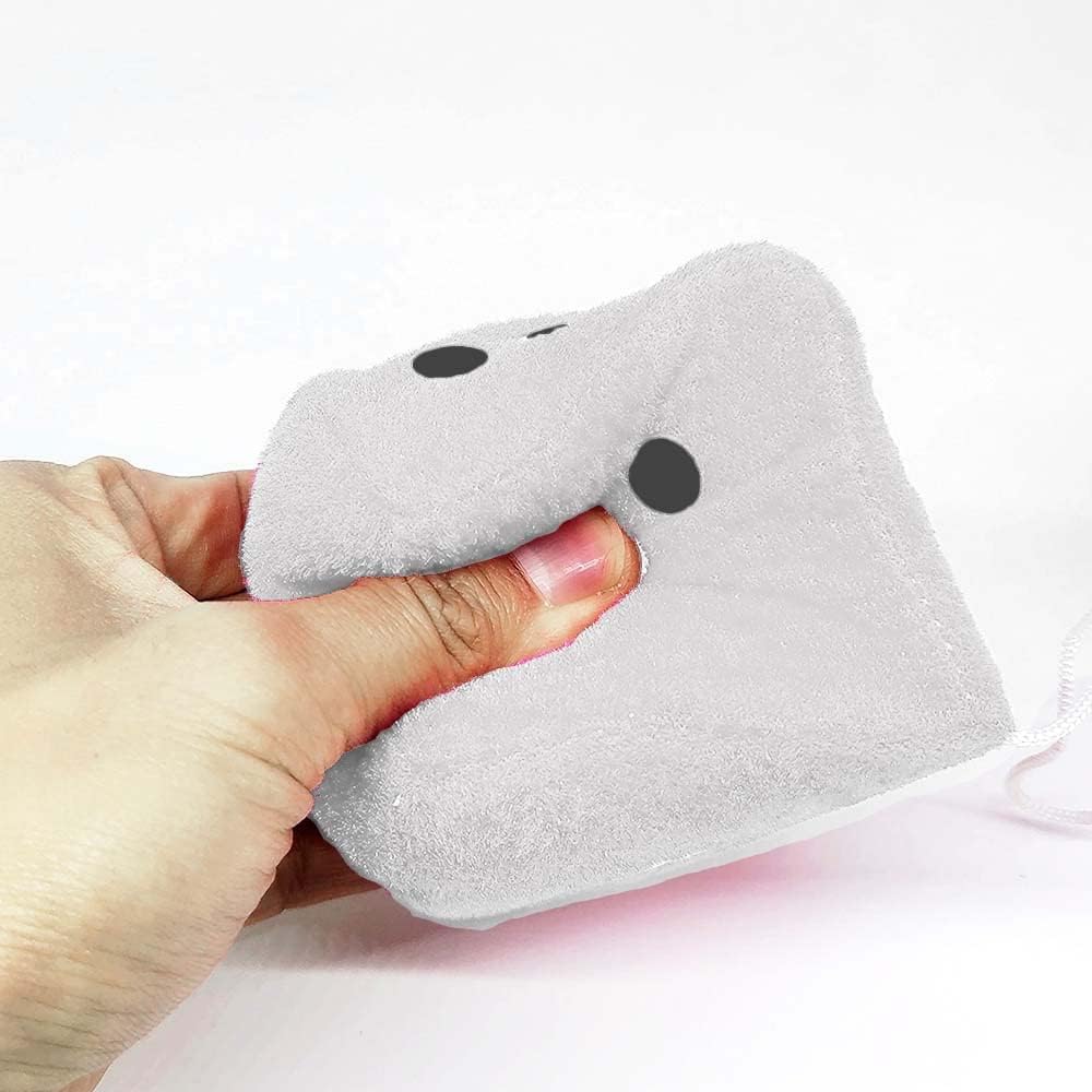 [4 DICE 2 Pack] Retro Hanging Dice for Car Mirror Black and White (Nostalgic 80’s Fuzzy Car Dice for Mirror) Plush Car Accessories (Set of 2)