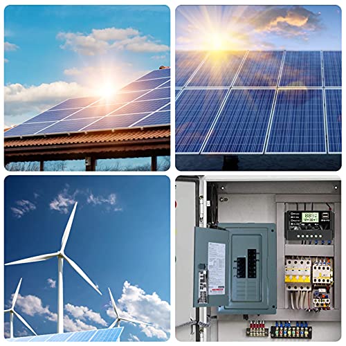 [2022 Upgraded] 2Pcs 30A Solar Charge Controller, 12V/ 24V Solar Panel Regulator with Adjustable LCD Display Dual USB Port Timer Setting PWM Auto Parameter