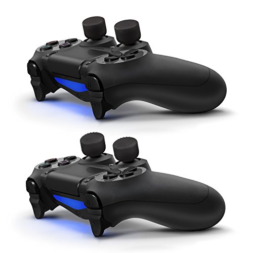 [4 Sets]Joystick Thumb Stick Key Caps for Sony PlayStation, Hapurs Anti-skip Silicone Replacement Joy Stick Controller Shell Cover Protector for PlayStation 3, PS4 and Xbox 360