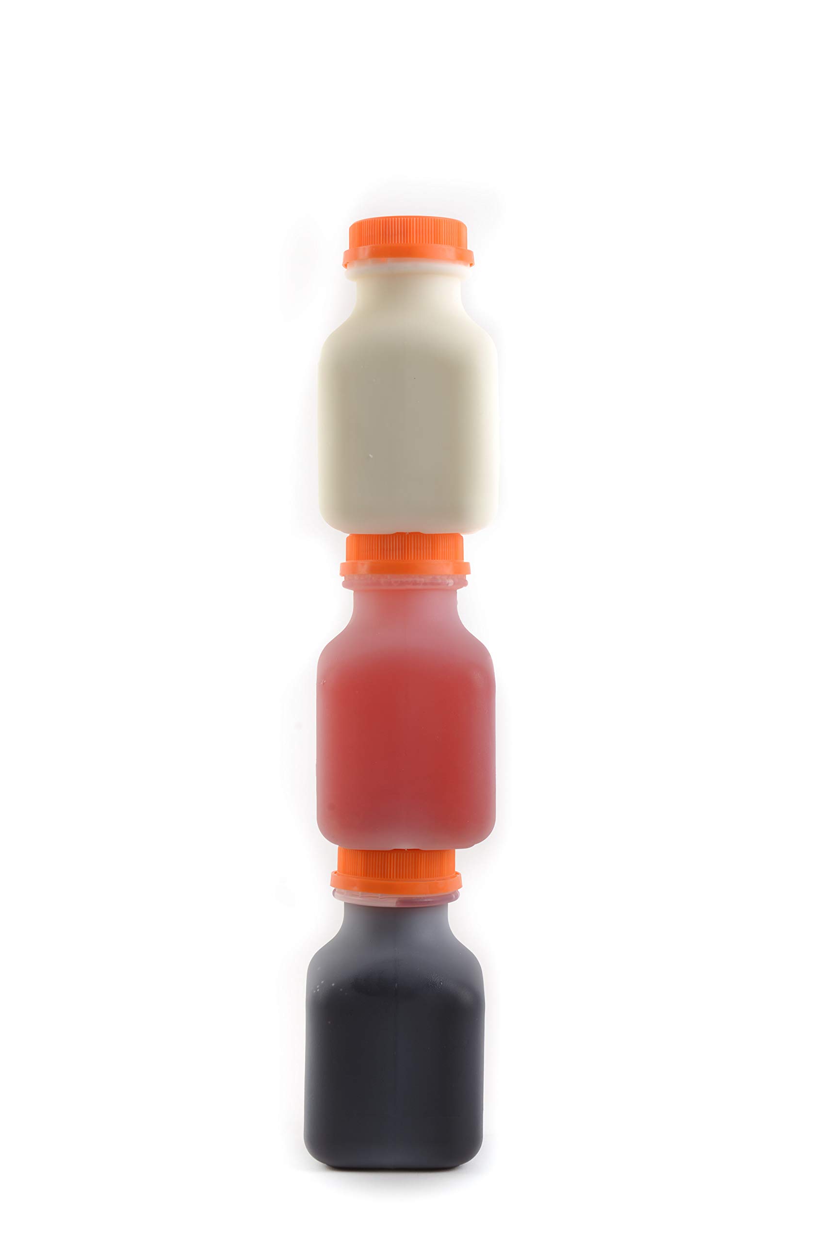 [30 PACK] Empty Plastic Juice Bottles with Tamper Evident Caps 8 OZ - Smoothie Bottles - Ideal for Juices, Milk, Smoothies, Picnic's and even Meal Prep by EcoQuality Juice Containers