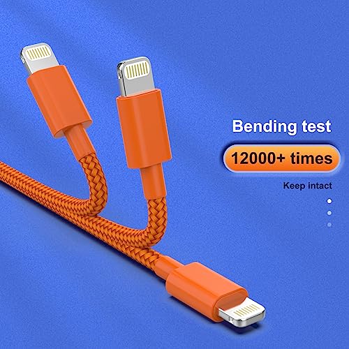 [Apple MFi Certified] iPhone Charger, 6Pack(3/3/6/6/6/10 FT) Lightning Cable Apple Charging Cable Fast Charging High Speed USB Cable Compatible iPhone 14/13/12/11 Pro Max/XS MAX/XR/XS/X/8-multicolor