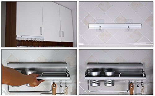 [8Pcs/Set]Nail Free Wall Hook Screw Adhesive Non-Trace No Drilling for Bathroom Shower Kitchen Installation Hanging, Waterproof Transparent Screws Hook (Nail Size 10mm)