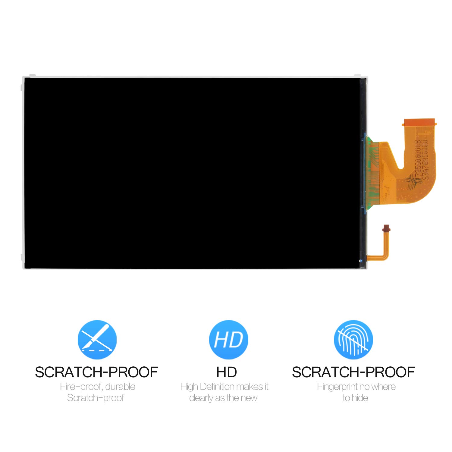 [3 Pack] A-MIND for Nintendo Switch Screen Protector,Anti-Scratch 9H Hardness Clear 0.3mm Thickness Tempered Glass for Nintendo Switch,with Free Tool Set