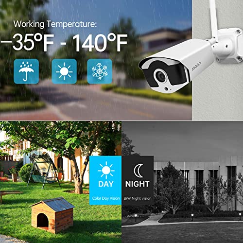 [5MP, 2TB Hard Drive] Wireless Security Cameras System Outdoor, 5MP H.265+ 10CH NVR Surviellance Kit,Motion/Human Detection,and Alert,Loca and Remote Access,IP67 Weatherproof, Pre-Install 2TB HDD