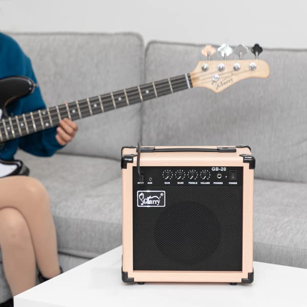 [Do Not Sell on Amazonf]Glarry 20W GB-20 Electric Bass Guitar Amplifier Natural Color
