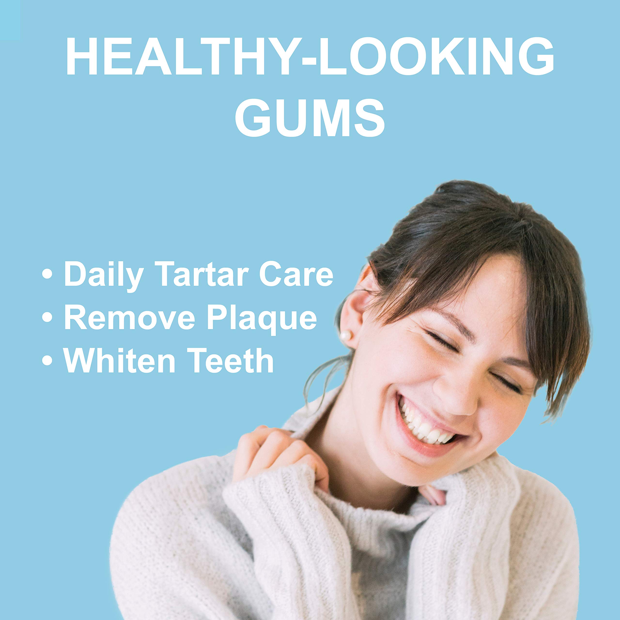 [PERIOE] Fluoride-Free Gel Type Toothpaste - Innovative Pump Design for Smart Brushing and Improved Tartar Care, Spearmint (285 g / 10 oz) Cool Mint Scent